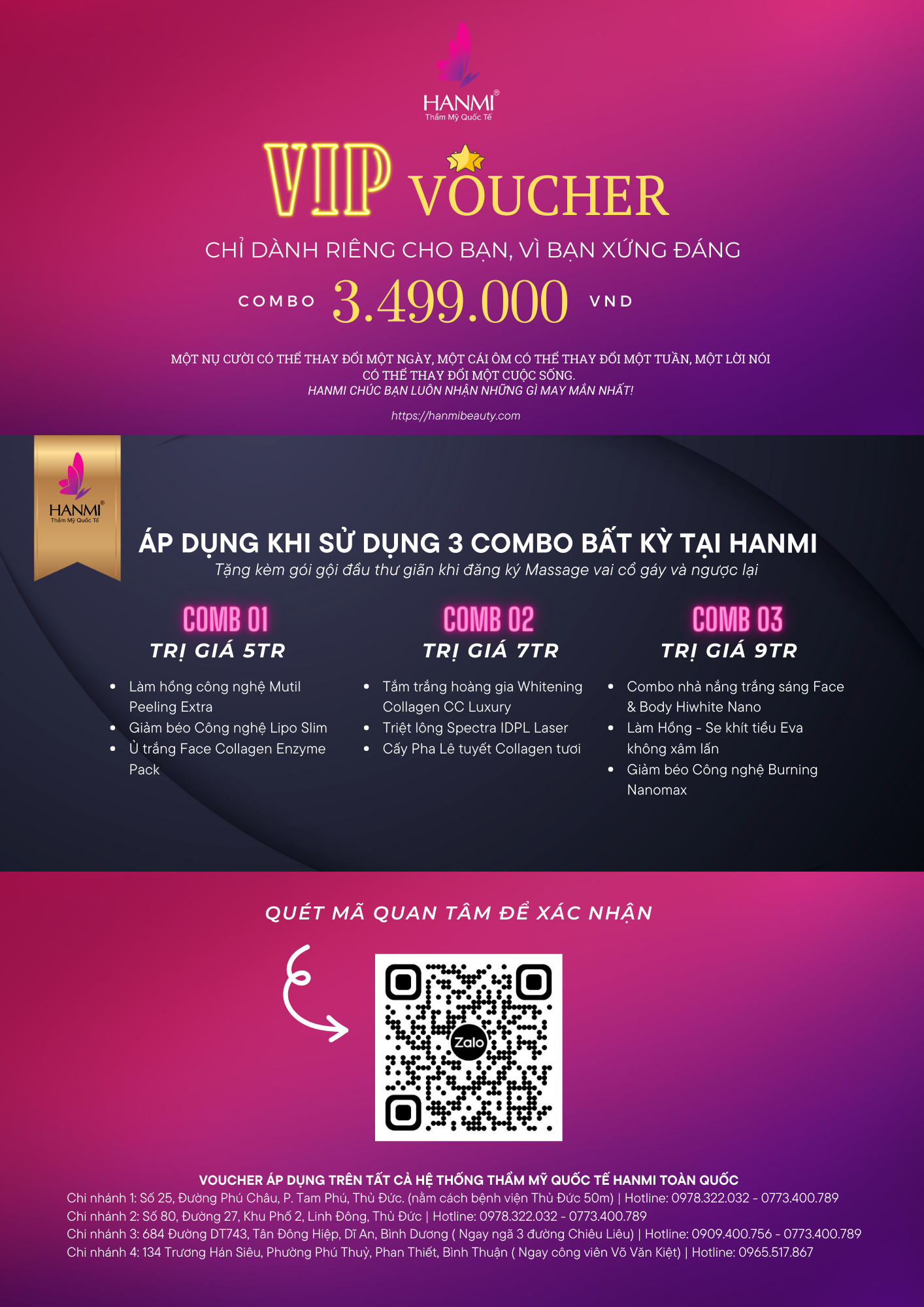 VIP VOUCHER DÀNH CHO RIÊNG BẠN - hanmibeauty.com